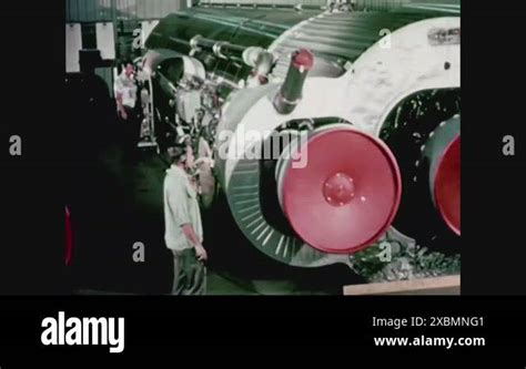 1962 Missile Components Are Subjected To A Series Of Simulation Tests Stock Video Footage Alamy