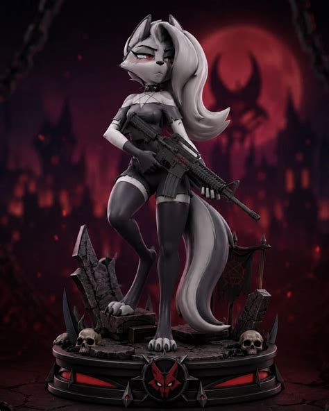 Loona Helluva Boss Stl File For 3d Printing Download 3d Model