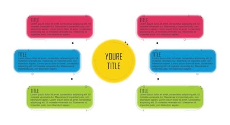 Premium Vector Colorful Circular Flowchart Hierarchy Infographics