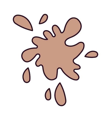 Cartoon Mud Splat