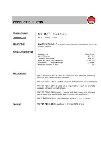 Peg 7 Glc Liquid At ₹ 133 Kg In New Delhi Id 2853490261591