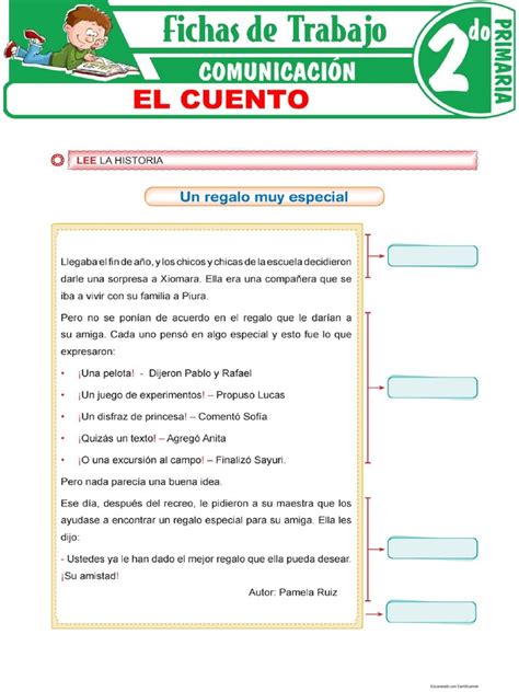 El Cuento Para Segundo Grado De Primaria Pdf