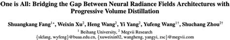Aaai 2023 一即一切：轻松实现不同 Nerf 系列结构间的转换！ 智源社区