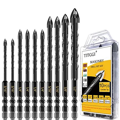 Toolant Concrete Drill Bit Set And Masonry Drill Bit Set Your Diy Game