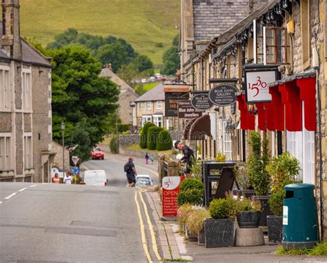 Beautiful Village Of Castleton In The Peak District Manchester Uk