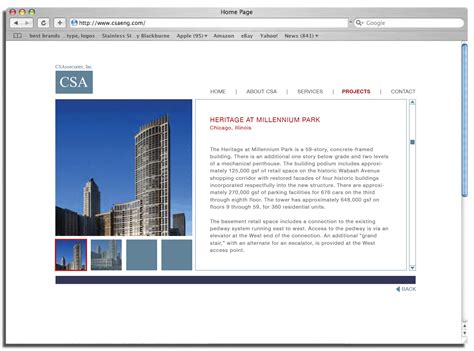 Cs Associates Inc Website On Behance