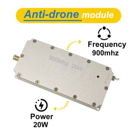 900mhz 20w Bandwidth Support Customization Rf Module Rf Power Amplifier Module Anti Fpv Drone