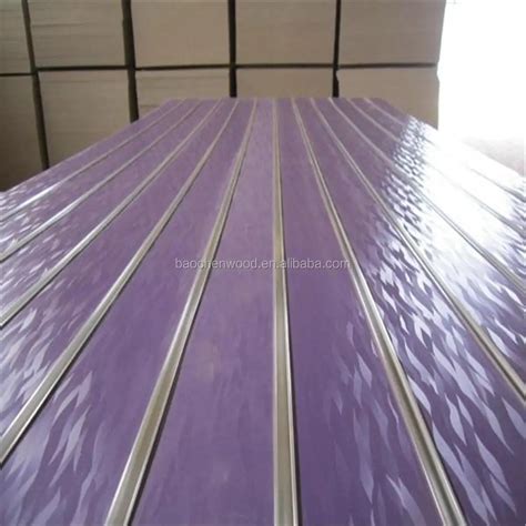 Slotted Mdf As Interior Display Panel Linyi Display Mdf With Grooves