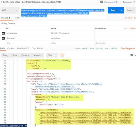 How To Get Azure Security Center Secure Score Via REST APIs CHARBEL NEMNOM MVP MCT CCSP