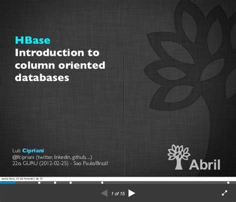 introduction to hbase luis cipriani