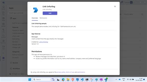 Teams Link Unfurl Node Js Code Samples Microsoft Learn