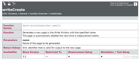 【capl实用开发】 Write 类型函数的多样用法writeex Csdn博客