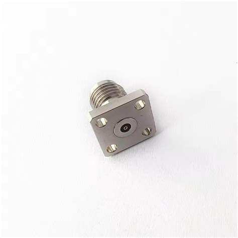 24mm Female Connector With 4 Hole Flange Panel Mount Vinstronics