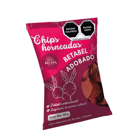 Paquete Chips 20 Piezas De 50 Gr Natuba