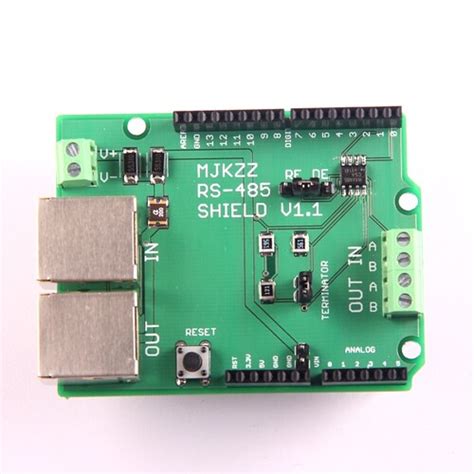Arduino Rs485 Dmx Shield With Cat5 Cabling And Optional Power Supply Hardware Development