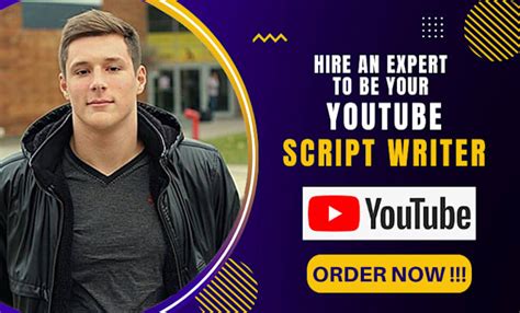 Write Engaging And One Of A Kind Youtube Scripts By Pozak Chaba Fiverr