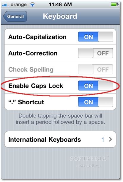 How To Enable Caps Lock On IPhone IPad