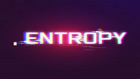 Entropy Vector Illustration Diagram With Potential Measurement Of