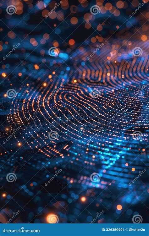 A Fingerprint In Digital Code Illustrating The Intersection Of Identity And Elaw In