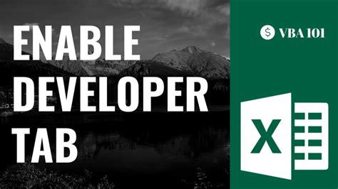 How To Enable Developer Tab In Excel Dollar Excel