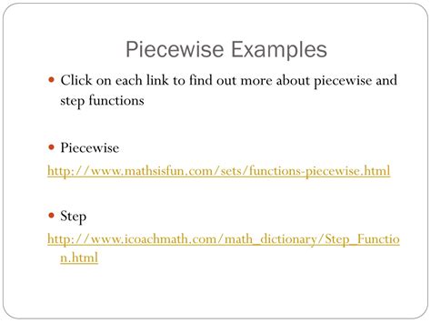 Ppt Mastering Piecewise And Step Functions Remediation Notes Lines