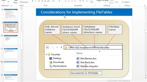 41 Implementing Filestream And Filetables In Sql Server P2 Youtube