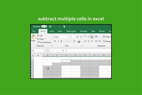 Cómo Restar Varias Celdas En Excel Recurso Wordpress