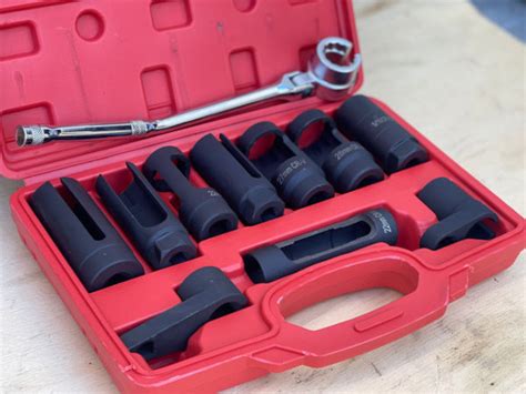 11pcs Oxygen Sensor Sockets Set And 22mm Wrench Vacuum Pvs Injector Removal Tool Econosuperstore