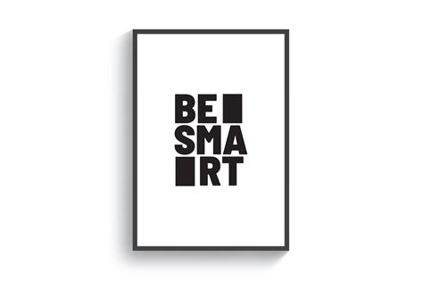 Be Smart -Printable Graphic by handriwork · Creative Fabrica
