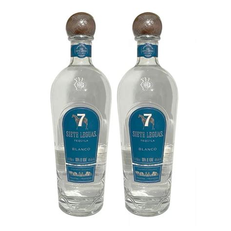 Duo Pack Tequila Siete Leguas Blanco Artesanal 1750 Ml