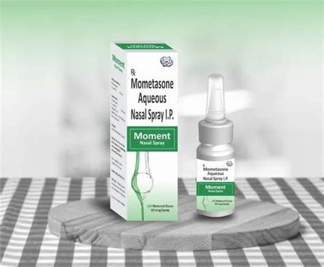 Nasal Spray Mometasone Aqueous Nasal Spray I P 50 Mcg Moment Nasal