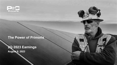 Primoris Services Corporation 2023 Q2 Results Earnings Call