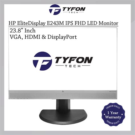Hp Elitedisplay Inch Widescreen Ips Full Hd Led Monitor E M Refurbished Shopee Malaysia