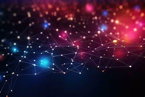 Ai Generated Abstract Technology Background Network Connection Structure 3d Rendering Big