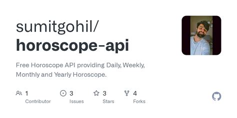 Github Sumitgohilhoroscope Api Free Horoscope Api Providing Daily Weekly Monthly And