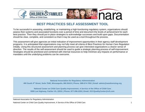 Pdf Best Practices Self Assessment Tool · The Plan Is Comprehensive