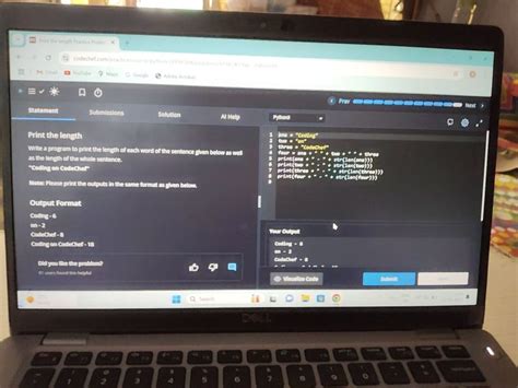 Python Coding Problemsolving Codechef Programming Venkata Sai