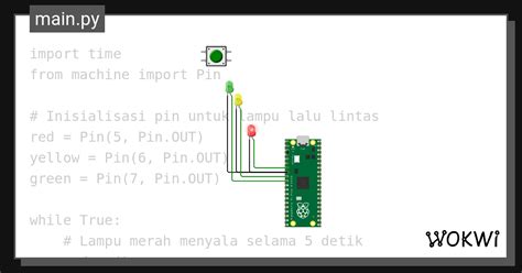Lampu Lalu Lintas Phyton Wenda Rian Faizin 34 Wokwi Esp32 Stm32