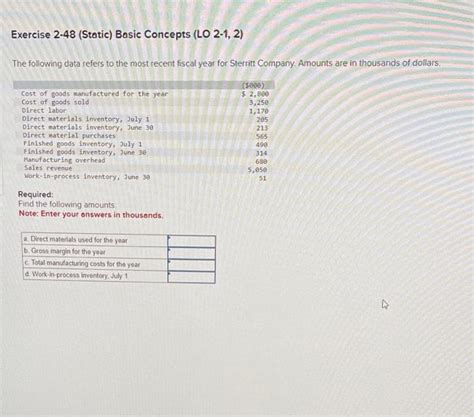 solved exercise 2 48 static basic concepts lo 2 1 2 the