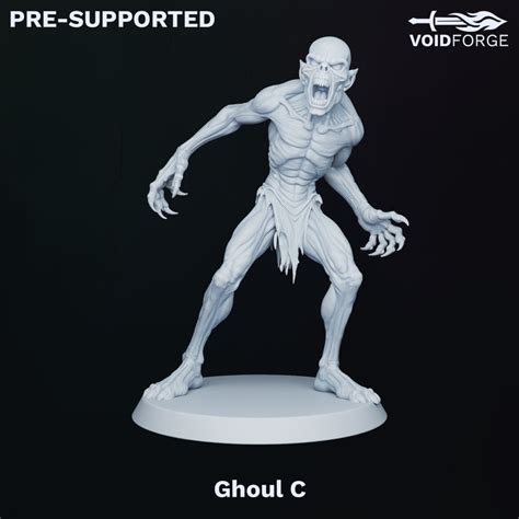 3d Printable Ghoul C By Voidforge