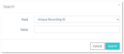 Lookups By Recording Unique Identifier Field And Notes Field Recordia Helpdesk