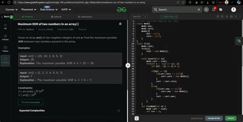 Gfg160 Gfg160 Geekstreak2025 160daysofcode Problemsolving