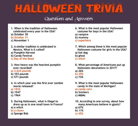 15 Best Free Printable Halloween Trivia Quizzes Artofit