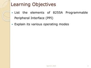 8255 Ppi New PPTX Operating Systems Computer Software And Applications