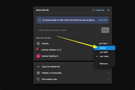 How To Transfer Ownership Of Figma File Pttrns