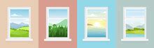 Vista Da Paisagem Da árvore Da Janela Foto Stock Gratuita Public