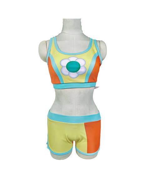 Daisy Swimwear Mario Kart World Outfit Bademode 2tlg Badeanzug