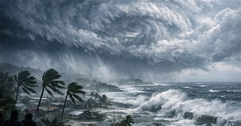 Super Typhoon Sinlaku Batters Guam With 150 Mph Winds