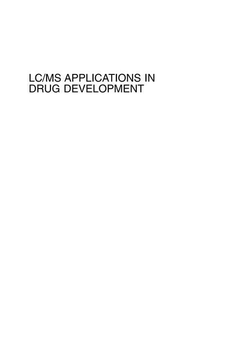 Solution Wiley Interscience Series On Mass Spectrometry Mike S Lee Lc