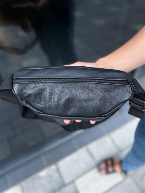 Шкіряна поясна сумка бананка сумка через плече на пояс натуральна шкіра львів — ціна 678 грн